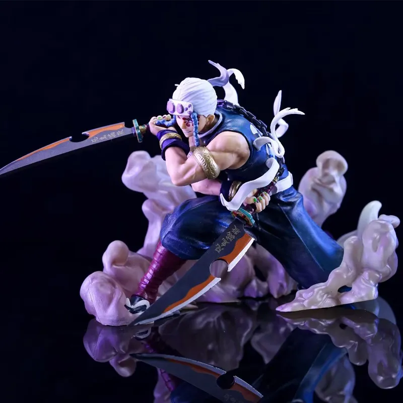 16cm Anime Demon Slayer Uzui Tengen Battle Form Action Figure [Pre-Order]