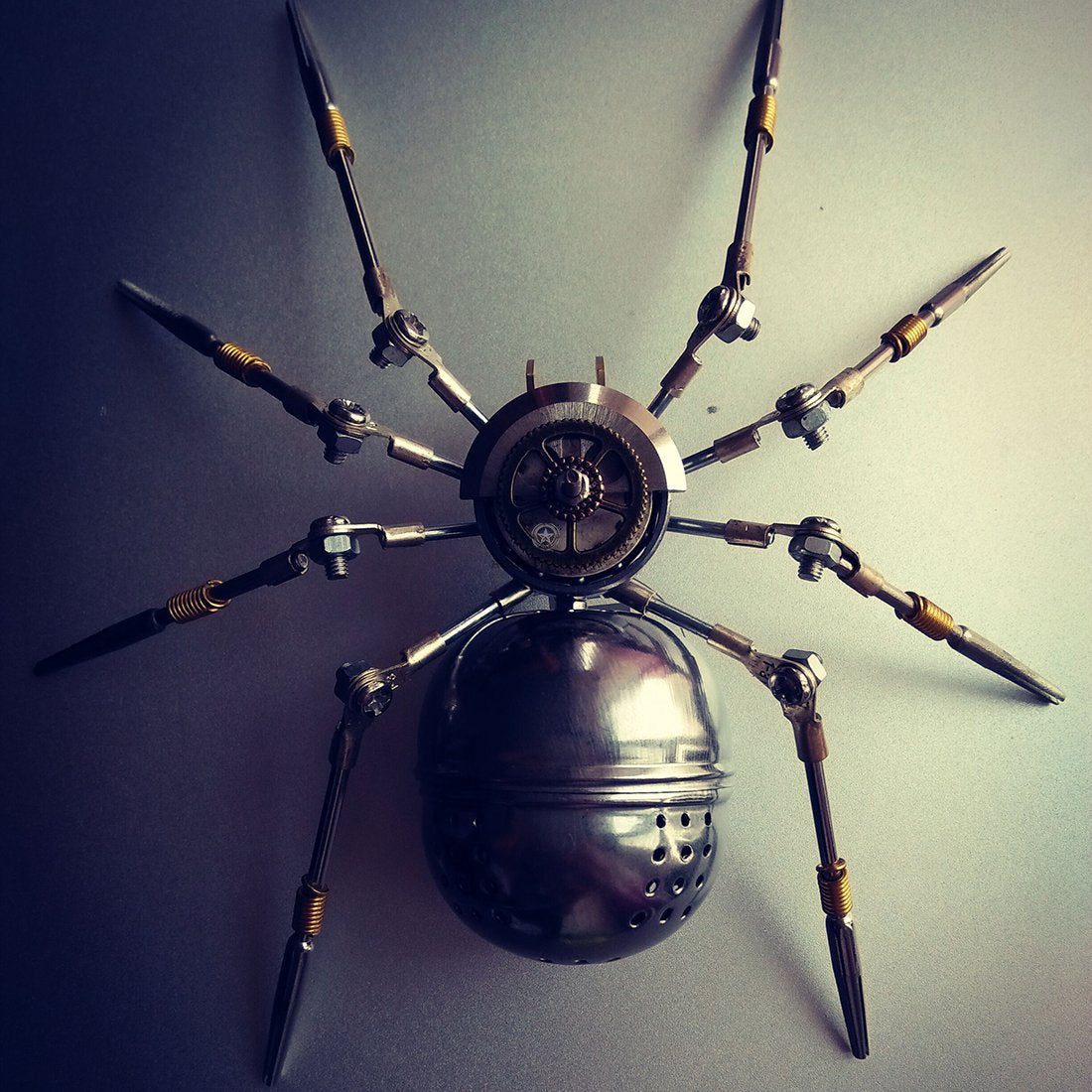 3D Spider Puzzle Kit: Build Your Own Mechanical Steel Spider
