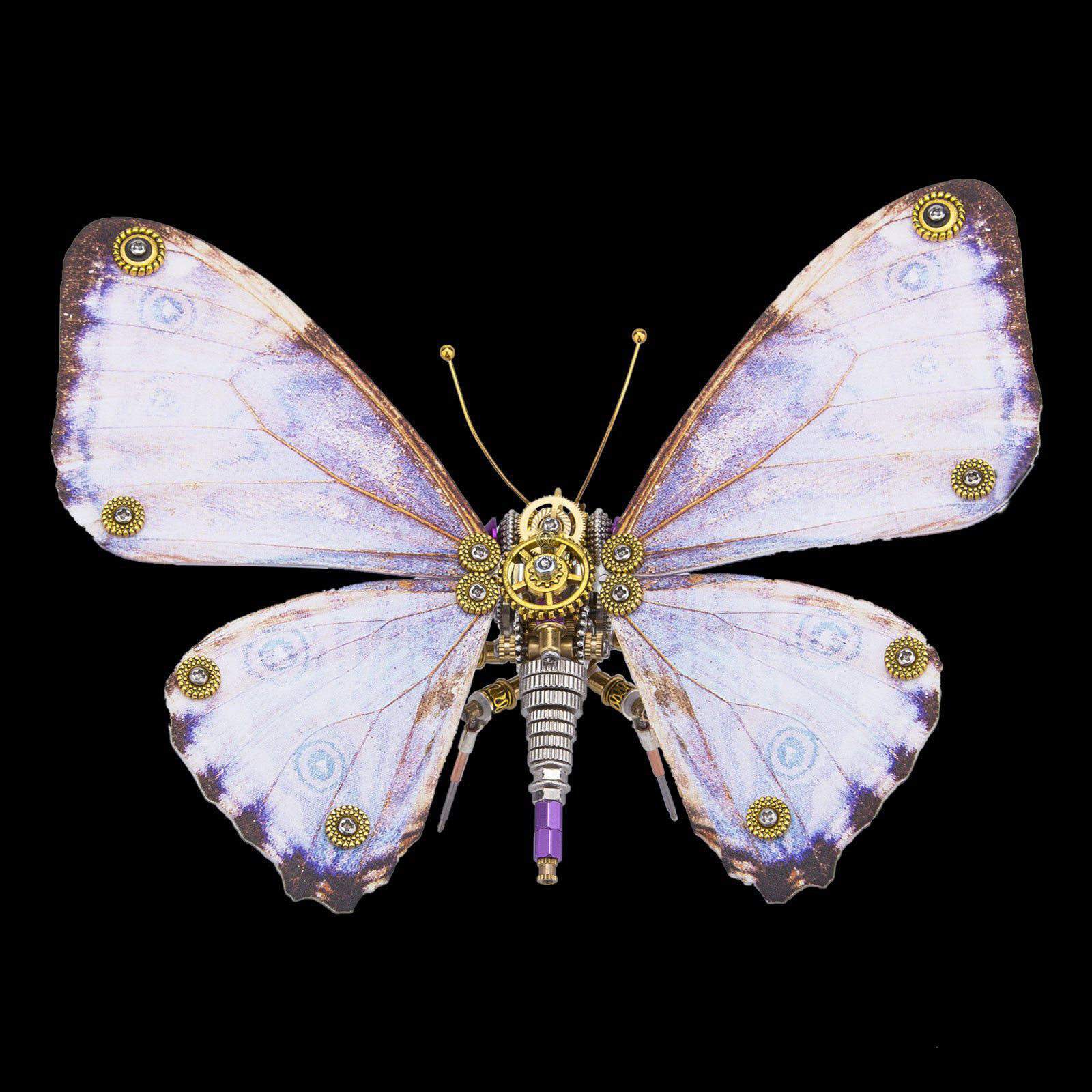 Steampunk Morpho Butterfly Metal Model