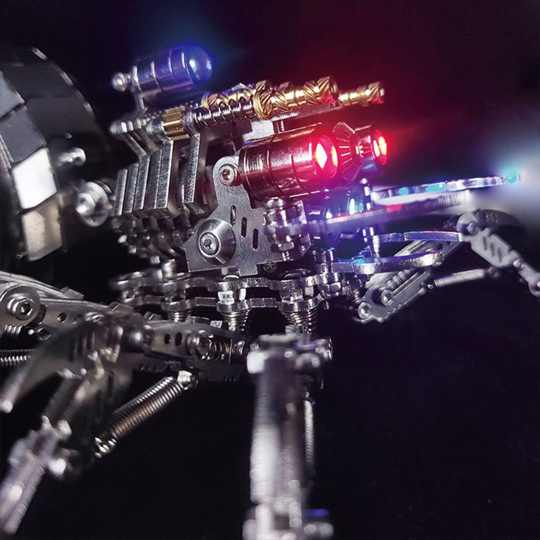 203-Piece DIY Mini Jumping Spider 3D Metal Puzzle Model