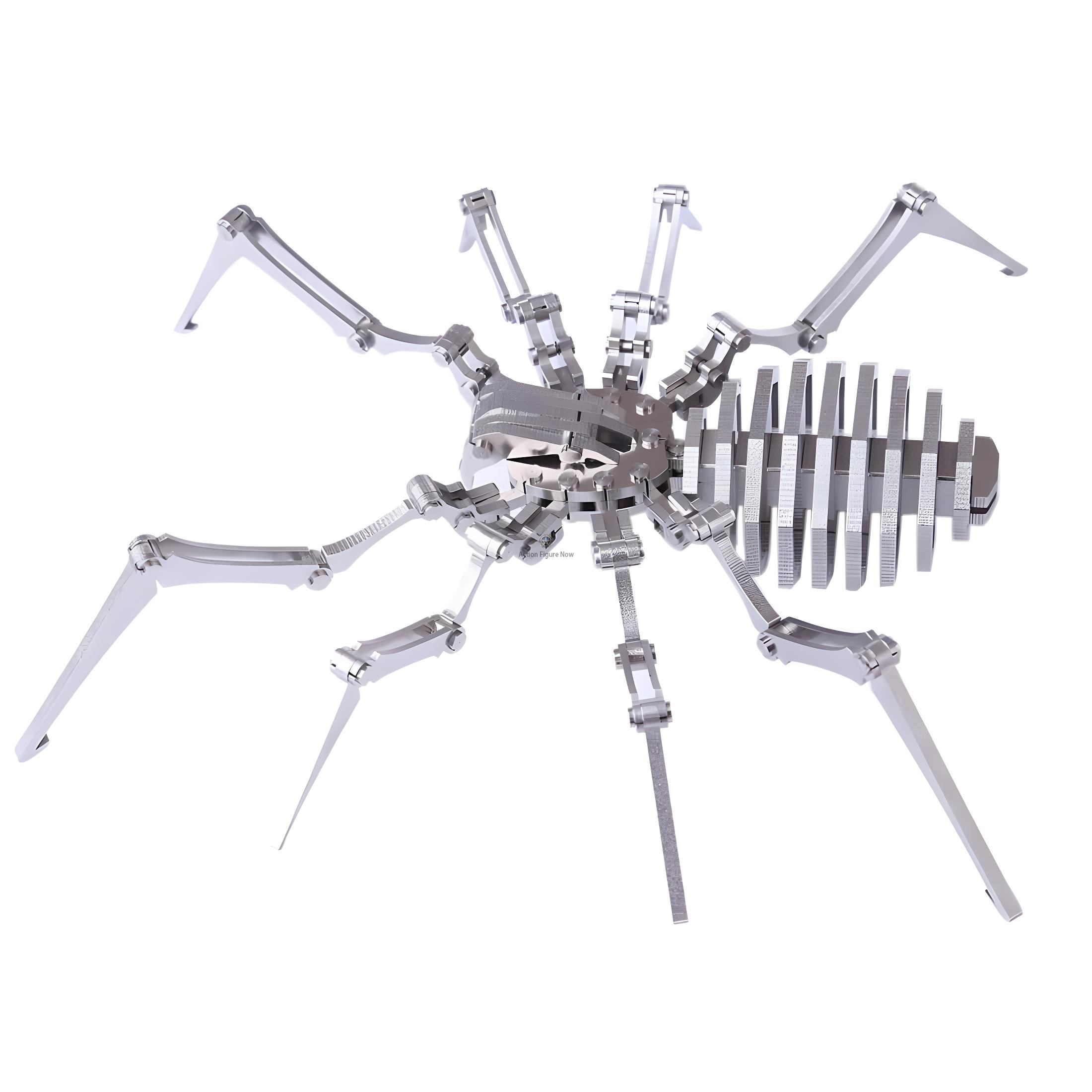 2pcs Scorpions & Spider King Puzzle Model: DIY 3D Stainless Steel Metal Sculpture Kit