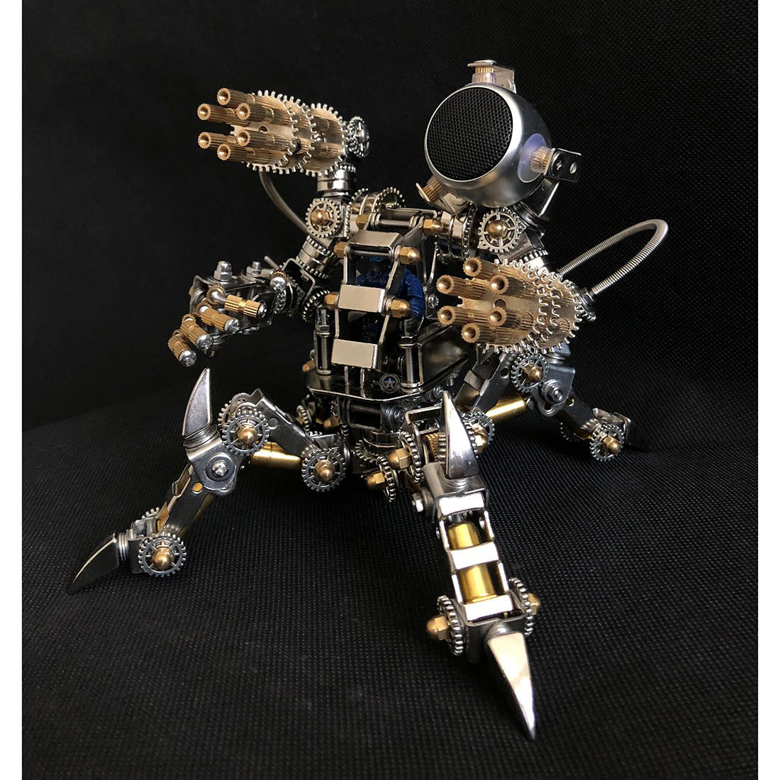 313Pcs DIY Stainless Steel 3D Puzzle Model Set - Magnetic Mecha Model ...