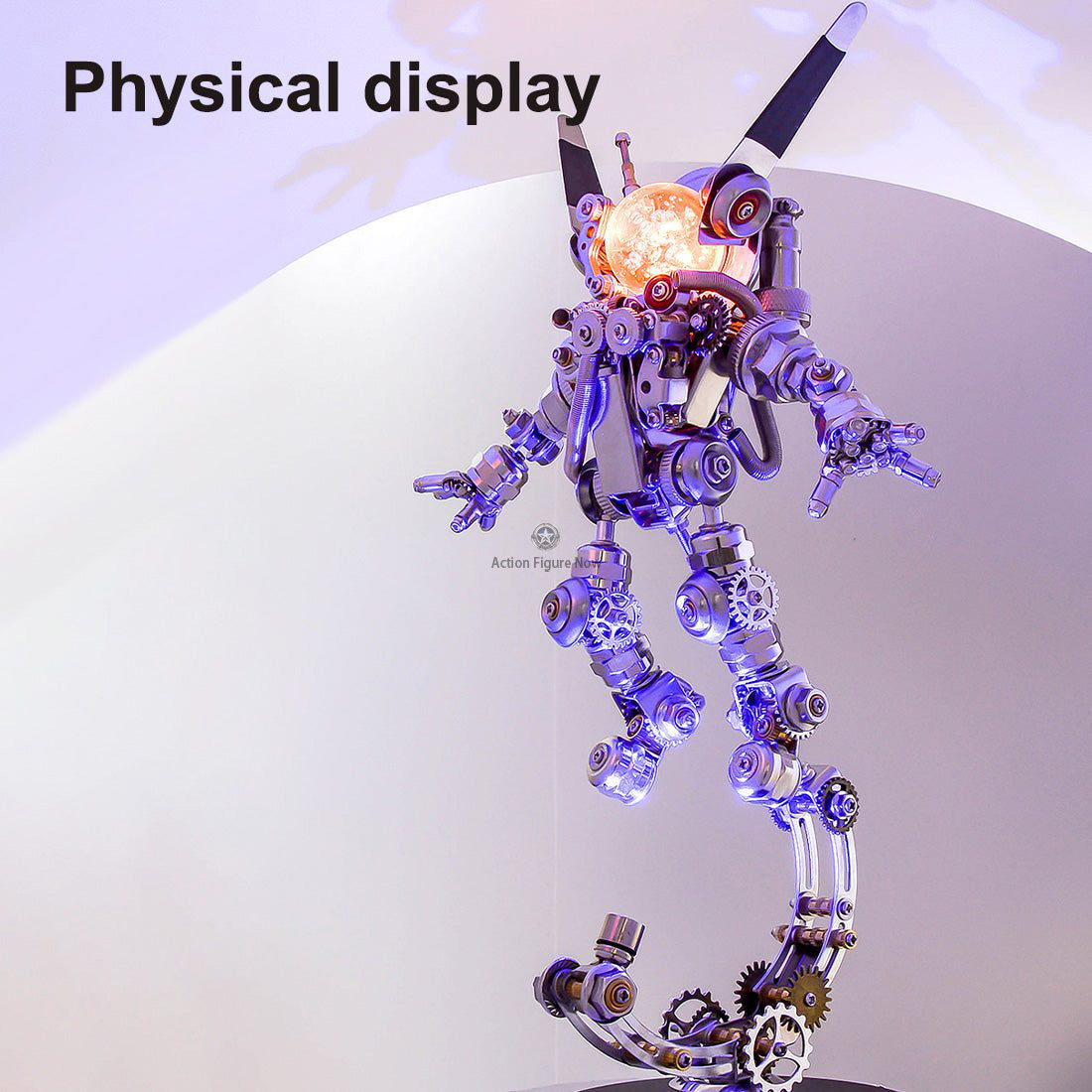 3D Metal Puzzle: Mechanical Aerospace Rabbit with Female Astronaut, Sci ...