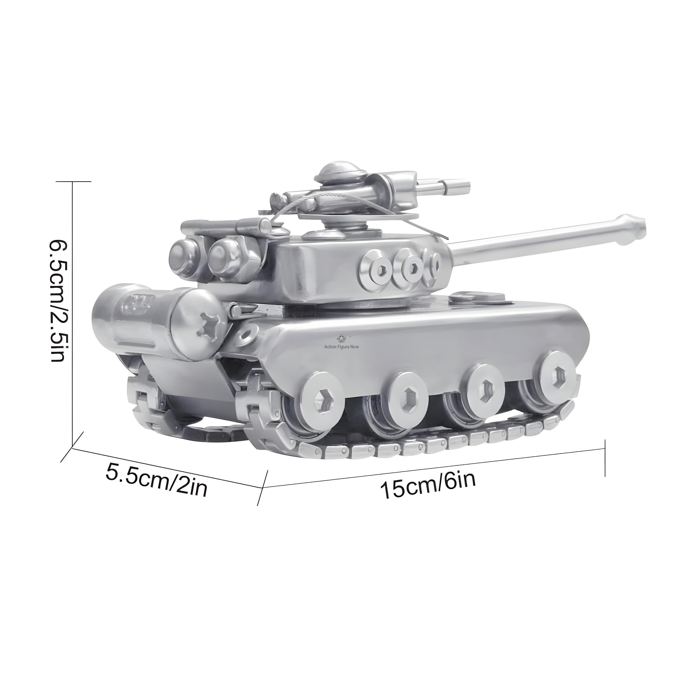 3D Stainless Steel Tank Model: Mechanical Masterpiece for Puzzle ...
