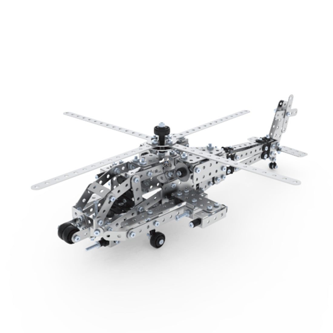 3D DIY Assembly Metal Military Warplane & Helicopter Model Kits Puzzle