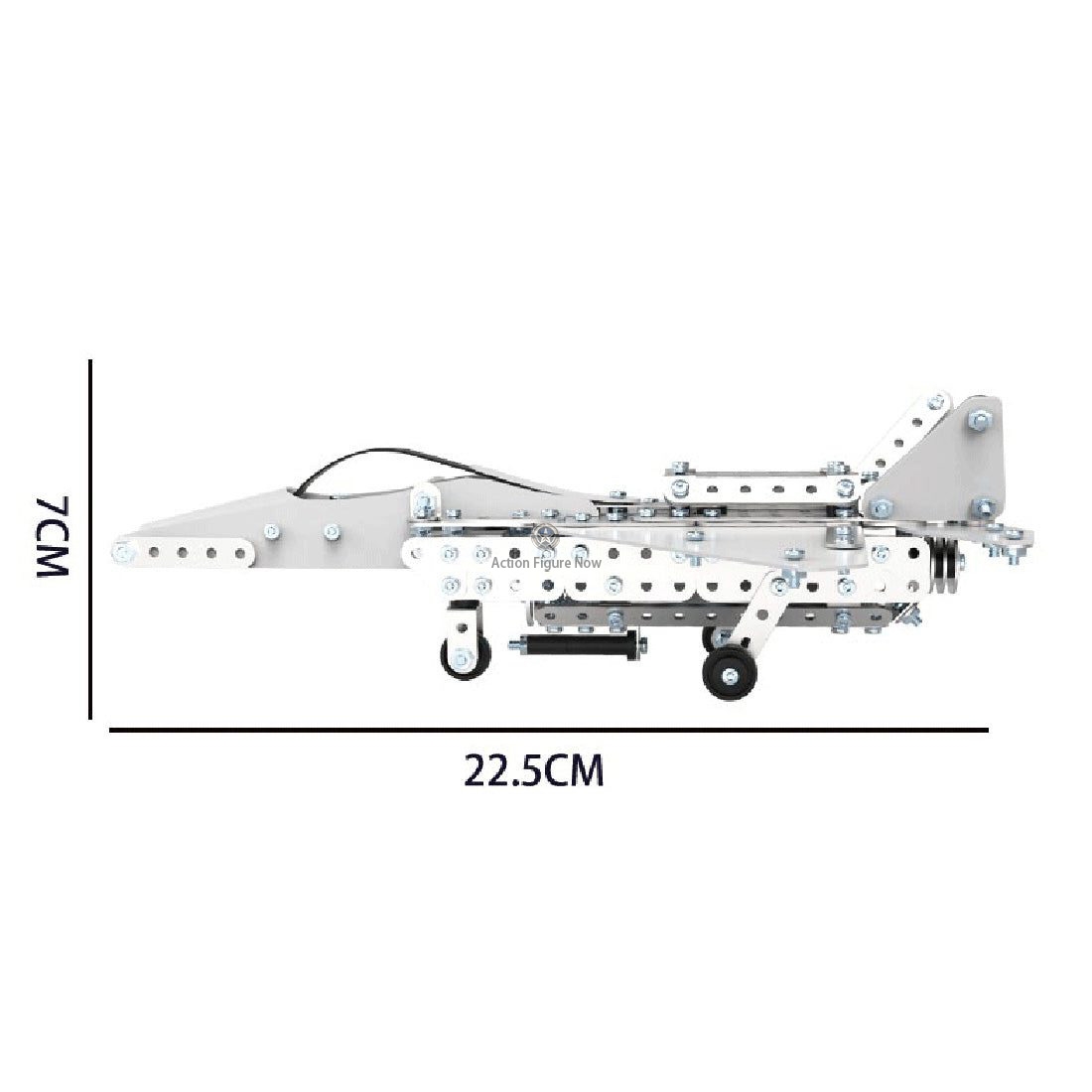 3D DIY Assembly Metal Military Warplane & Helicopter Model Kits Puzzle