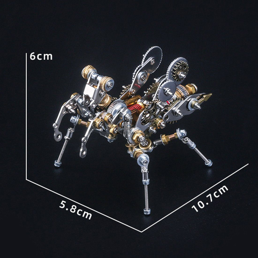 3D Metal Puzzle: DIY Metal Mechanical Praying Mantis Insect Model Kit