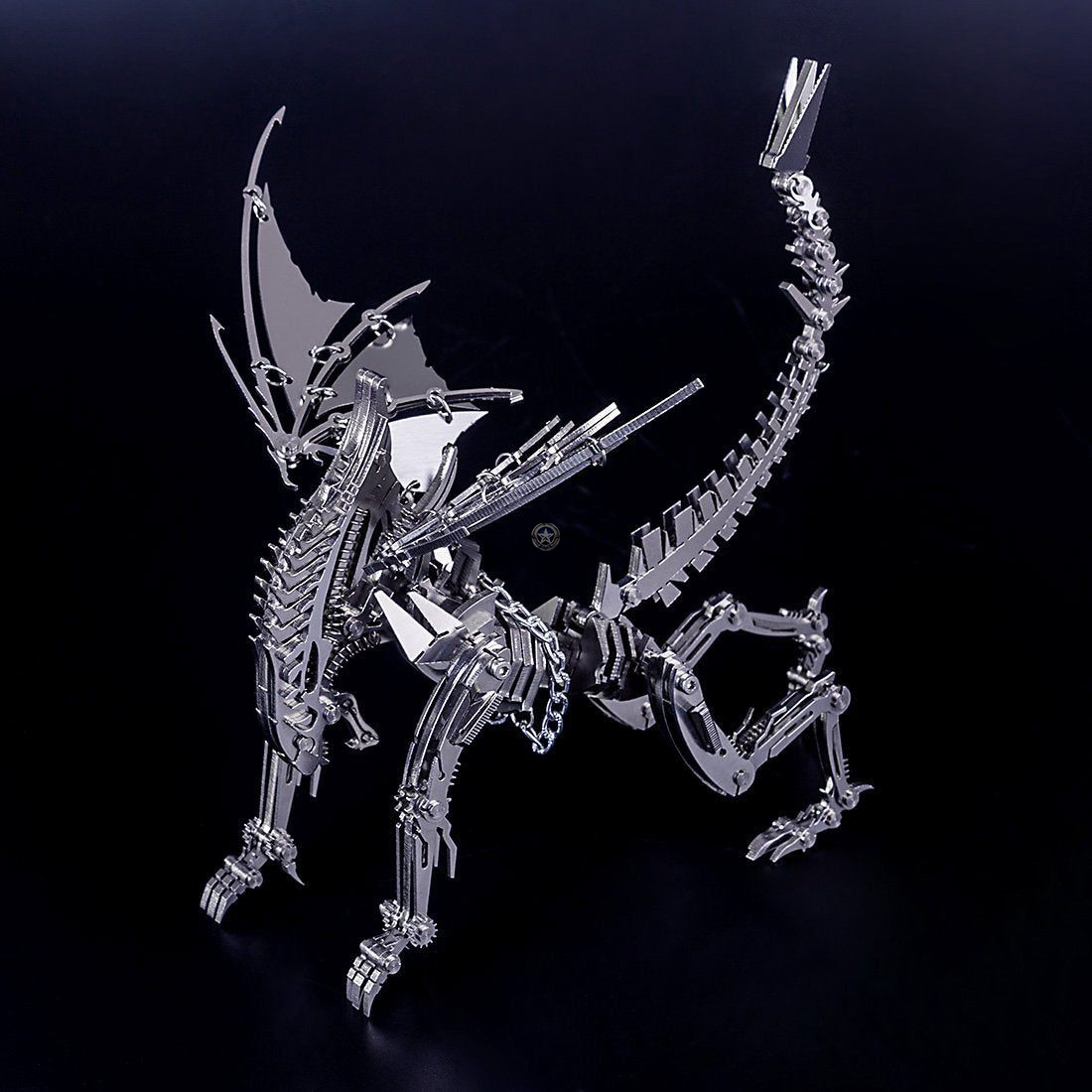 DIY Stainless Steel Metal Alien Puzzle Assembly Model Kit