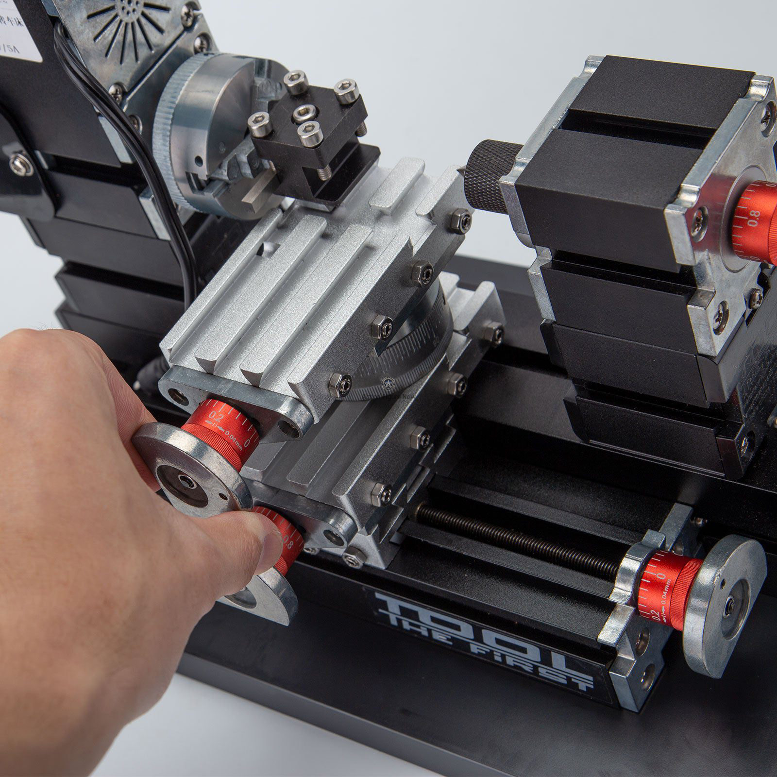 DIY 3D Assembly Metal Machining Tools Lathe Milling Machine Model