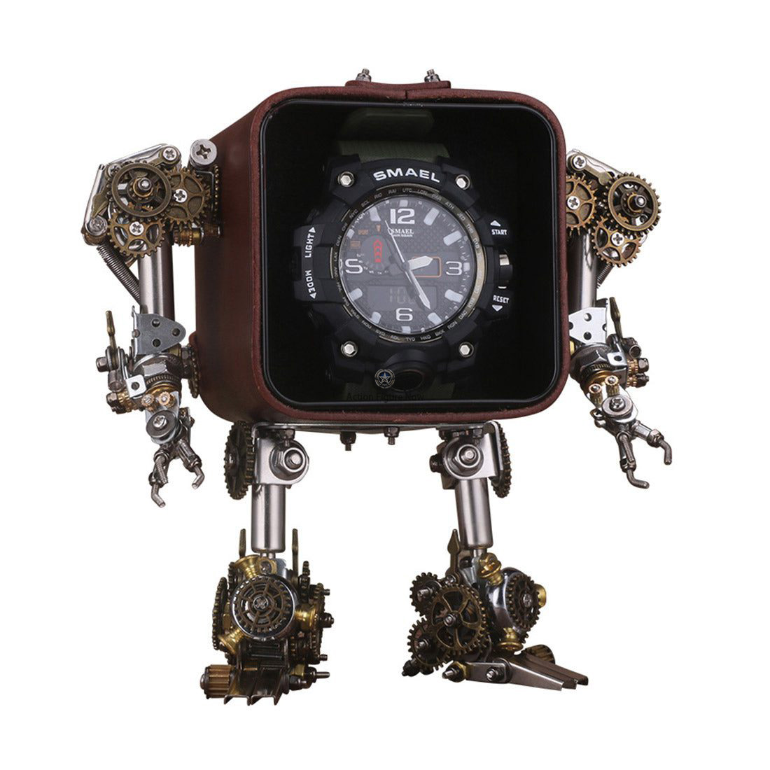Steampunk Assembly Chronos Robotic Watch Display Stand