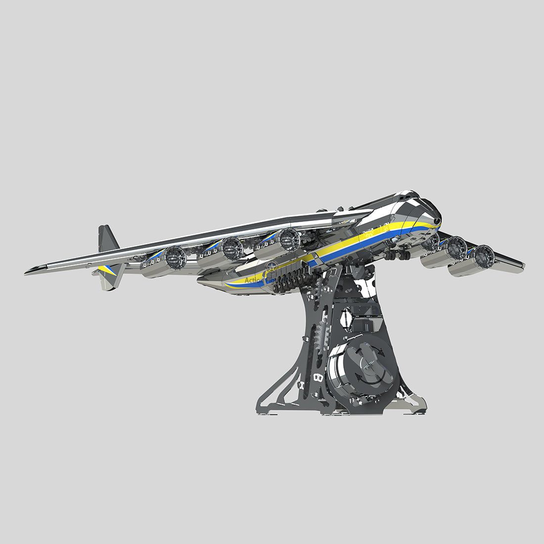 Ukrainian Dream Cargo Aircraft DIY 3D Metal Puzzle Model Kit