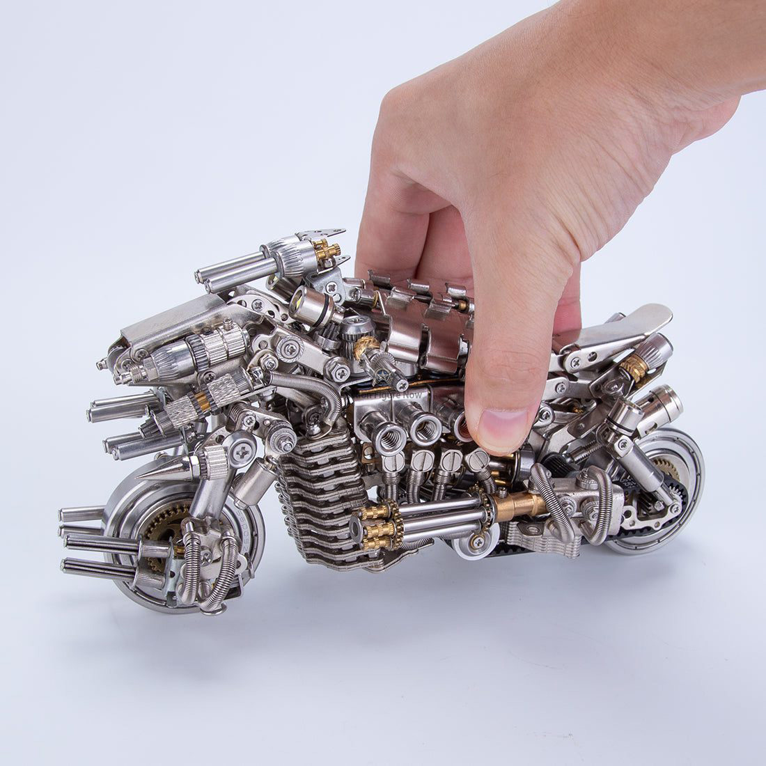 900-Piece Pursuit Motorcycle 3D Metal Puzzle Kit: Gift for Bikers and a ...
