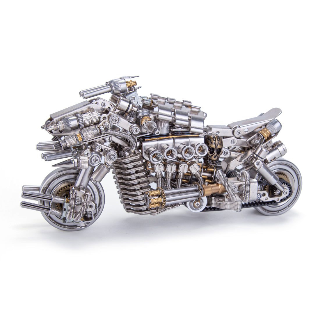 900-Piece Pursuit Motorcycle 3D Metal Puzzle Kit: Gift for Bikers and a ...
