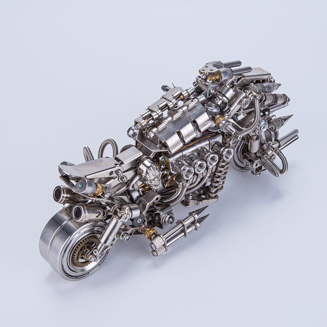 900-Piece Pursuit Motorcycle 3D Metal Puzzle Kit: Gift for Bikers and a ...