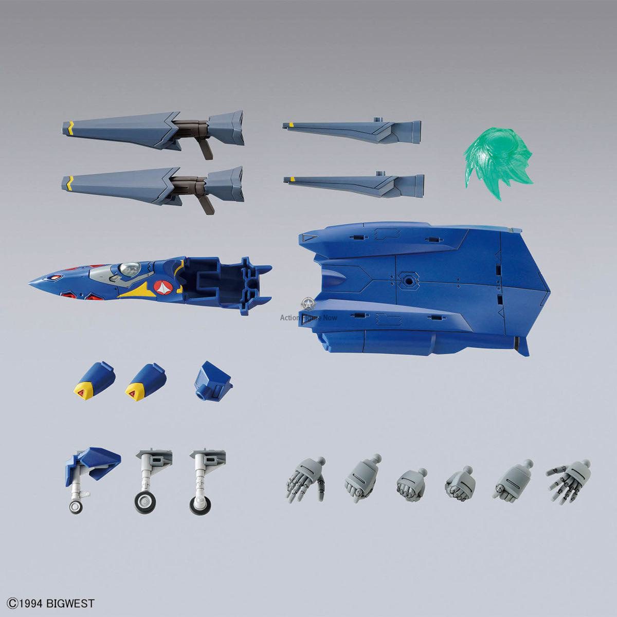 Macross Plus HG 1/100 YF-21 Messiah VF-21 Fighter Jet Assembly Model Kit (Guld Goa Bowman Ver.)