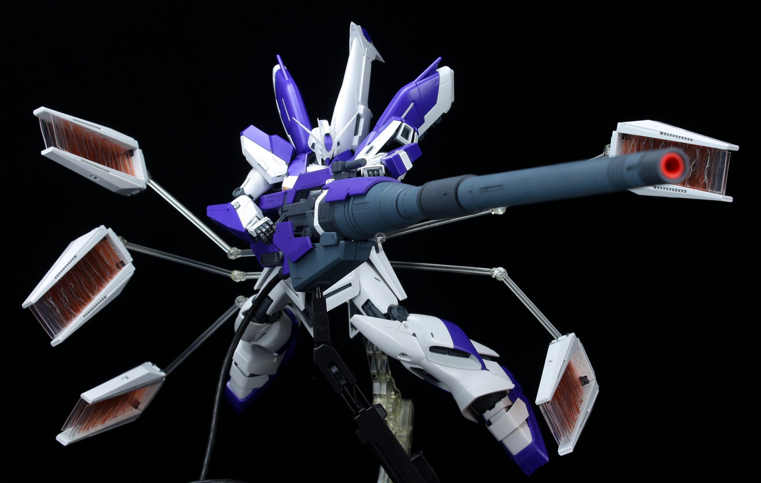 MG 1/100 Hi-Nu Gundam Hyper Mega Launcher with Funnel Effects Expansion