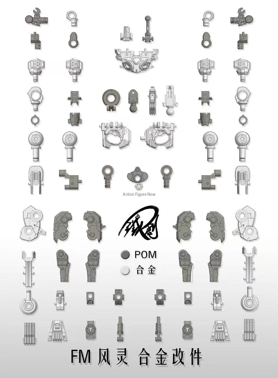Tiechuang 1/100 FM XVX-016 Gundam Aerial Alloy Frame Model Kit