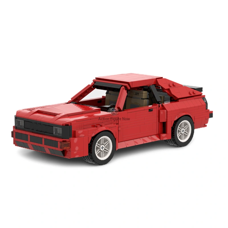 1257Pcs German Rally Racing Car in Red