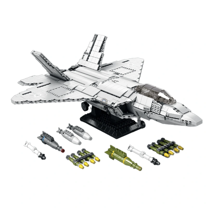 F-22 Raptor 1836-Piece Military Building Blocks