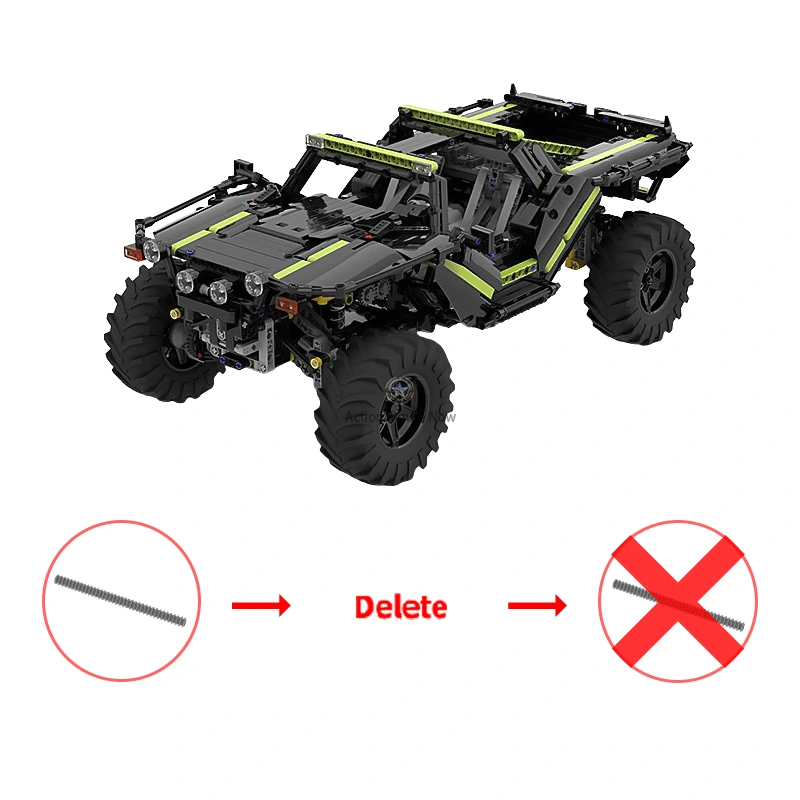 Ultimate Hog 1607pcs Building Blocks