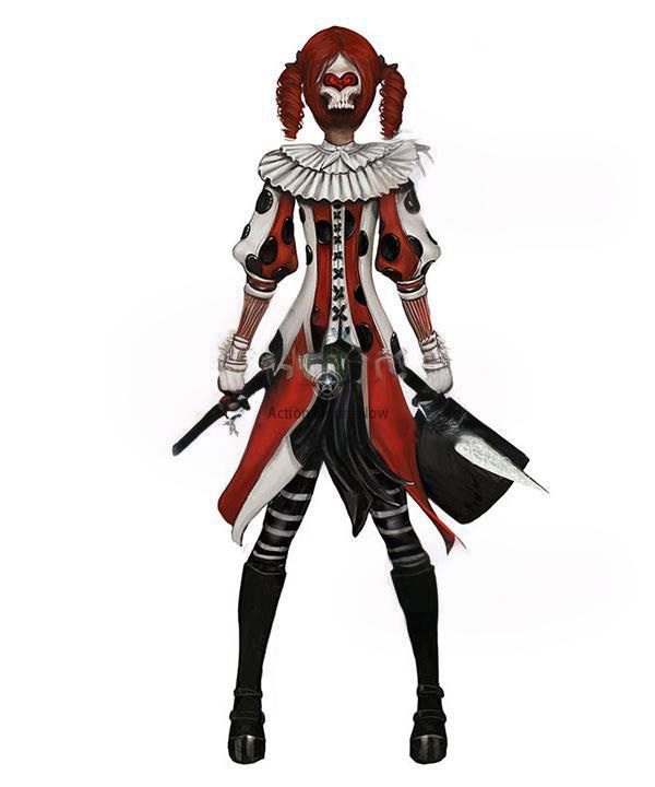 Alice in Wonderland: Asylum Alice Circus Cosplay Costume
