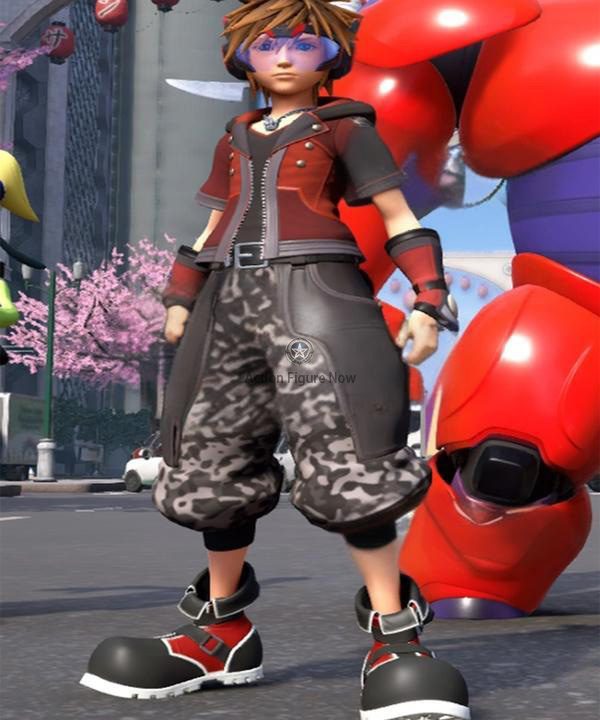 Kingdom Hearts III Sora Big Hero 6 Cosplay Costume