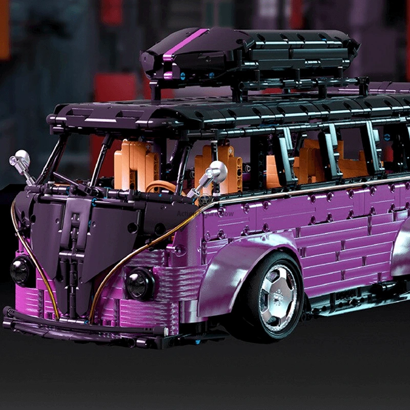 Purple Widebody Camper Van 3298pcs