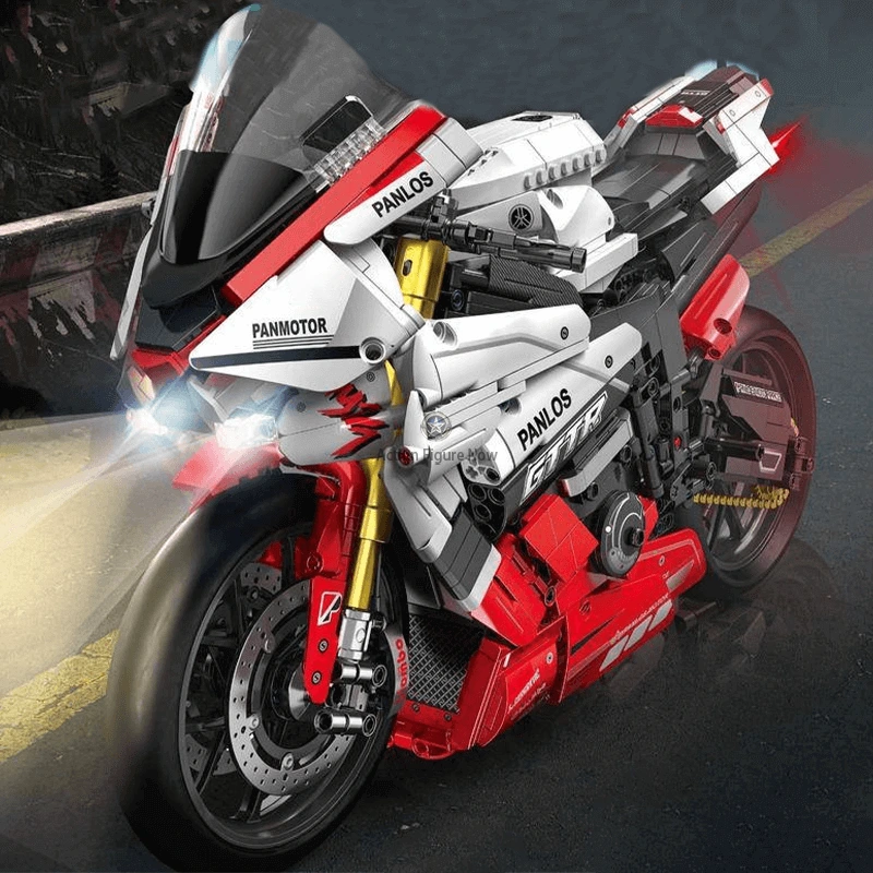 2346pcs Sports Motorcycle Building Block Set