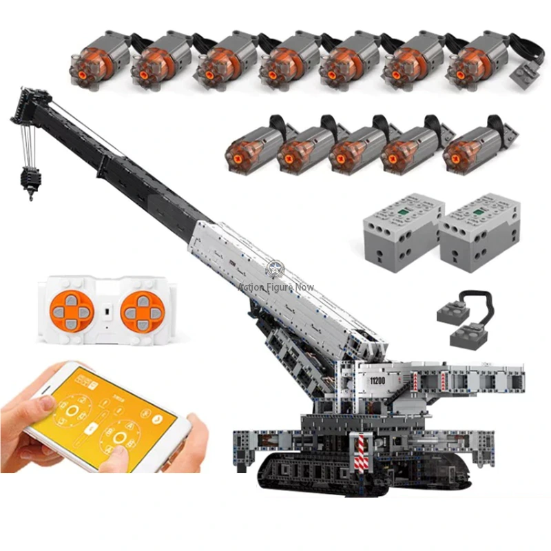 3719-Piece Remote Controlled Mega Crane