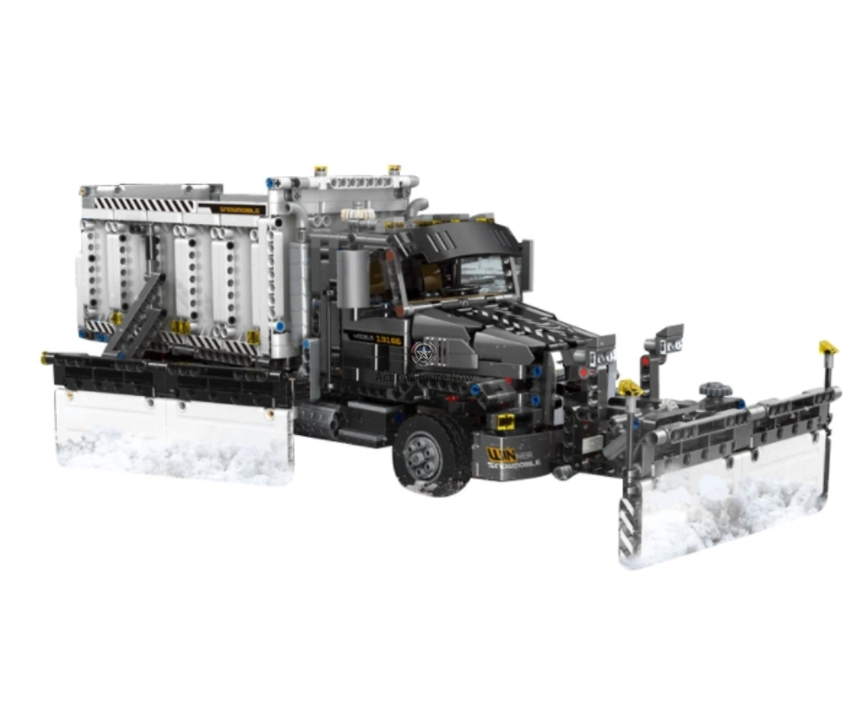 Snow Plow with 1636 Pieces