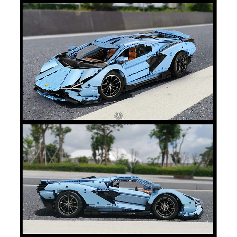 Remote Controlled Blue Lambo 3868pcs