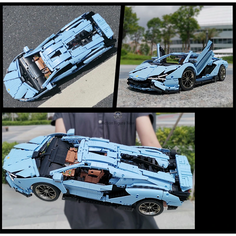 Remote Controlled Blue Lambo 3868pcs