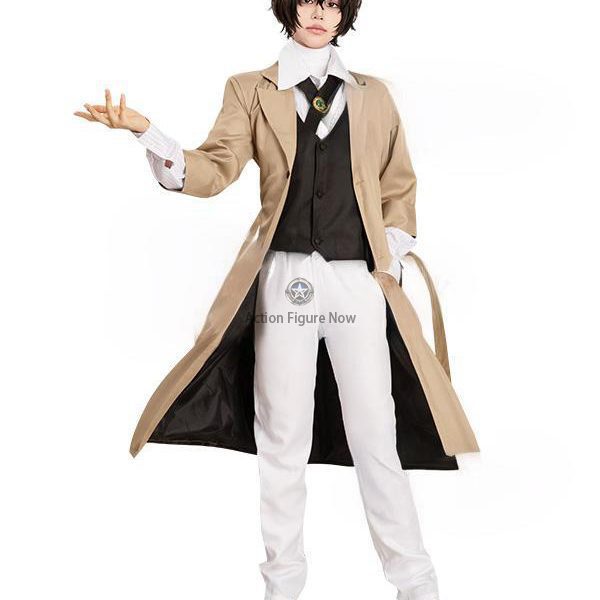 Osamu Dazai White Cosplay Costume from Bungou Stray Dogs: Dead Apple