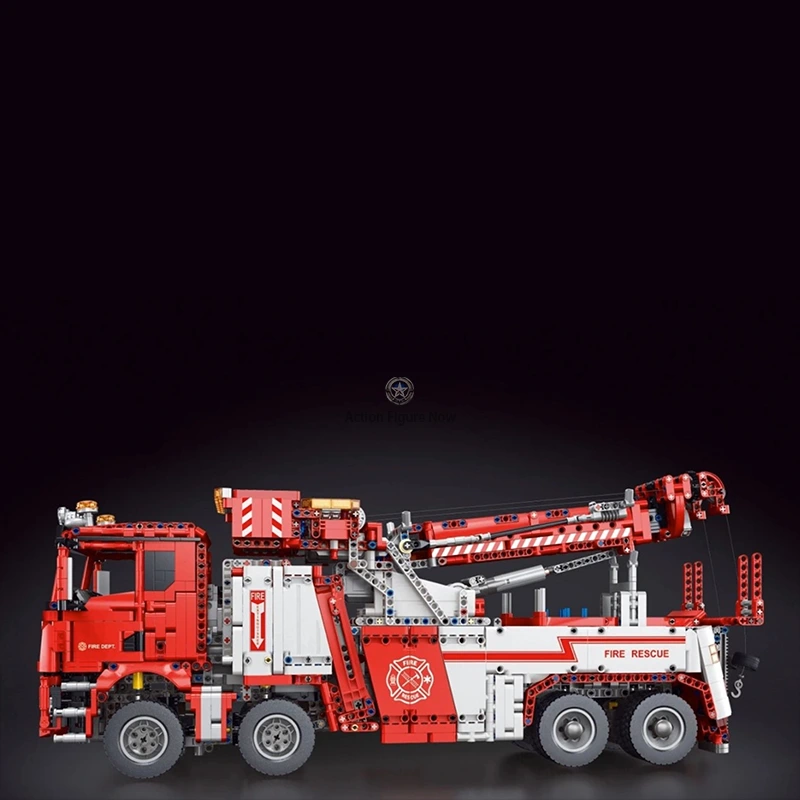 4419pcs Remote Controlled Fire Truck Rescue Vehicle