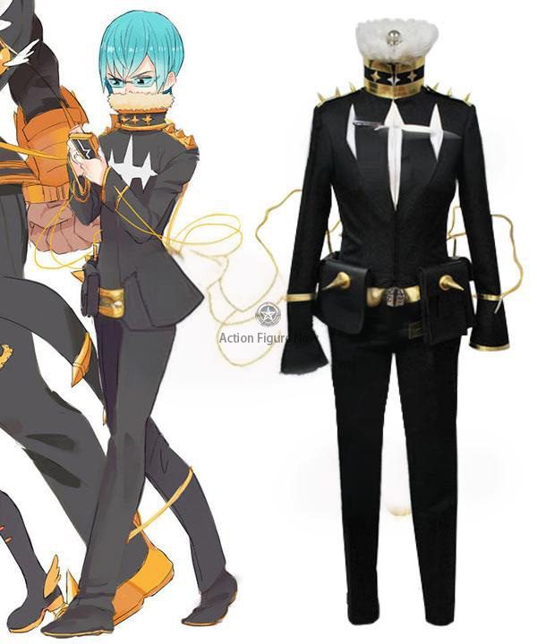 Kill la Kill Houka Inumuta Black and Gold Cosplay Costume