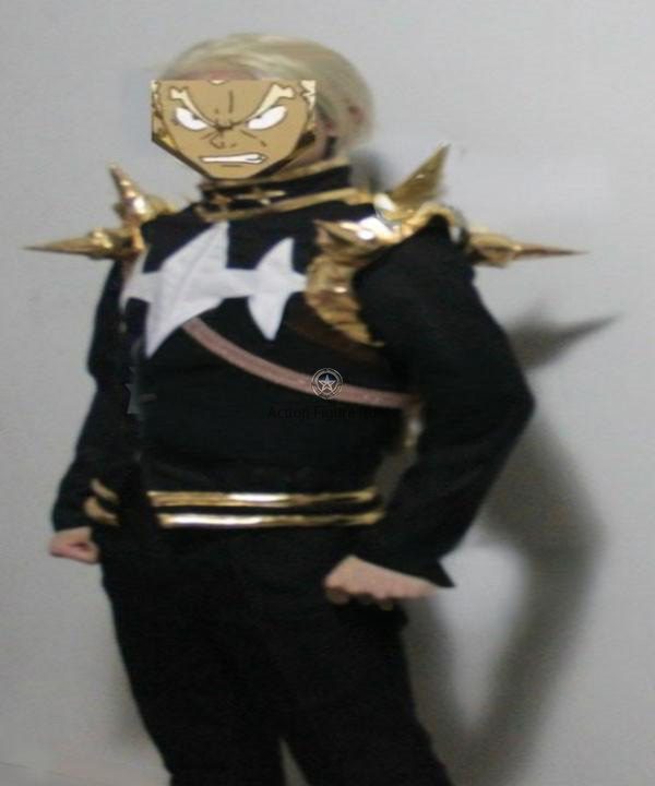 Kill la Kill Ira Gamagori Cosplay Costume: Black and Gold