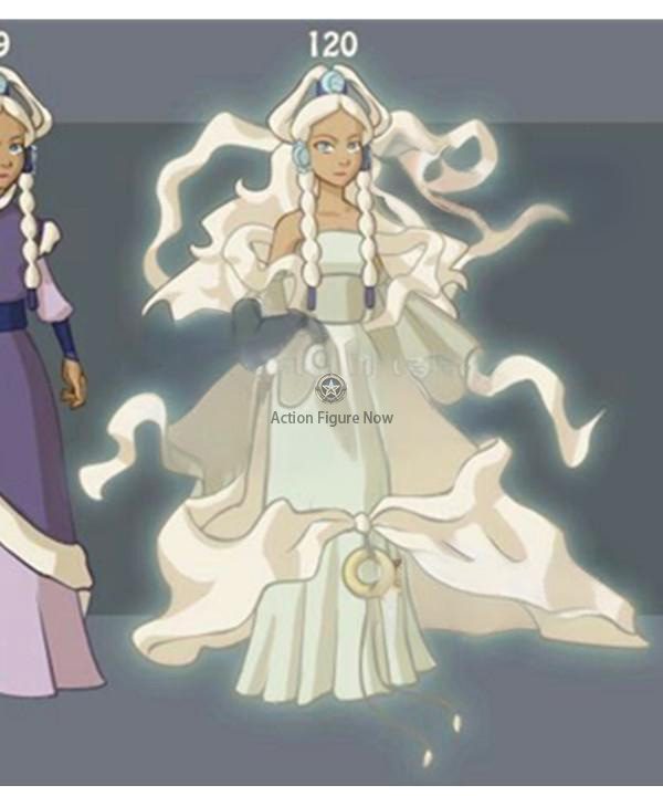 Complete Avatar: The Last Airbender Princess Yue Cosplay Costume for Women