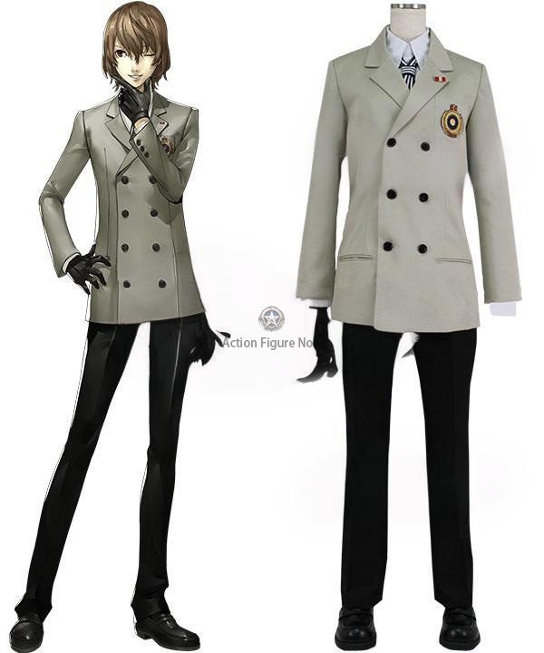 Persona 5 Goro Akechi Police Officer Cosplay Costume Set