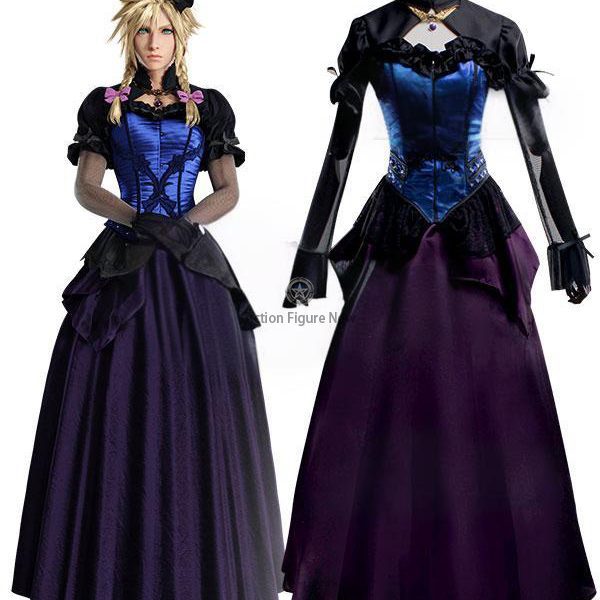 Cloud Strife Female Ver3 Cosplay Costume from Final Fantasy VII Remake