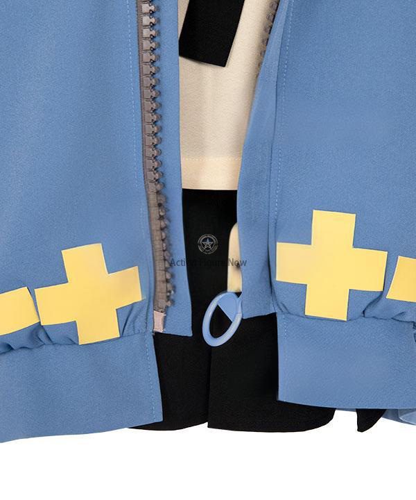 Guilty Gear -Strive- Bridget Hoodie Blue/Pink Cosplay Costume