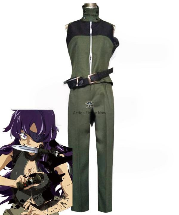 Mirai Nikki Future Diary Minene Uryuu Cosplay Costume: B Edition