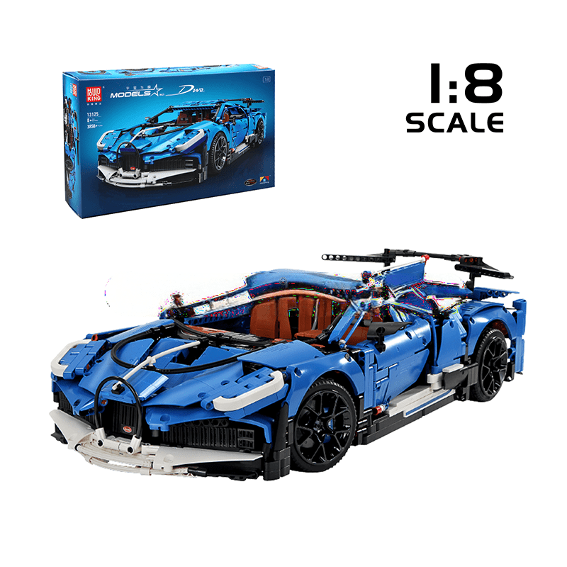 Bugatti Divo Hypercar Replica - ActionFigureNow 13125 Building Set ...