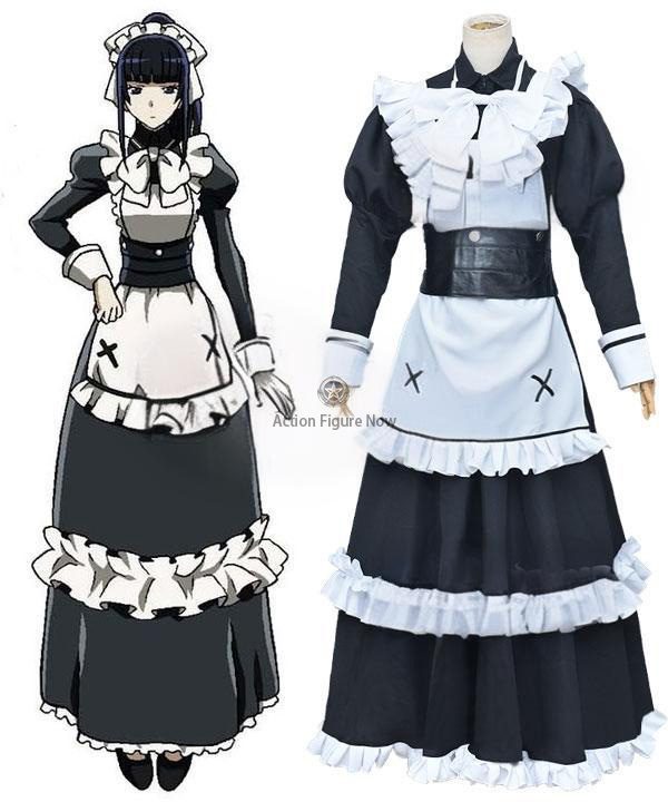 Narberal Gamma Maid Dress Cosplay Costume from Overlord II