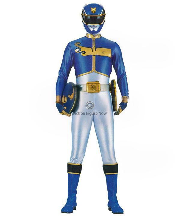 Blue Power Ranger Megaforce Cosplay Outfit - High Quality Costume EMPR133