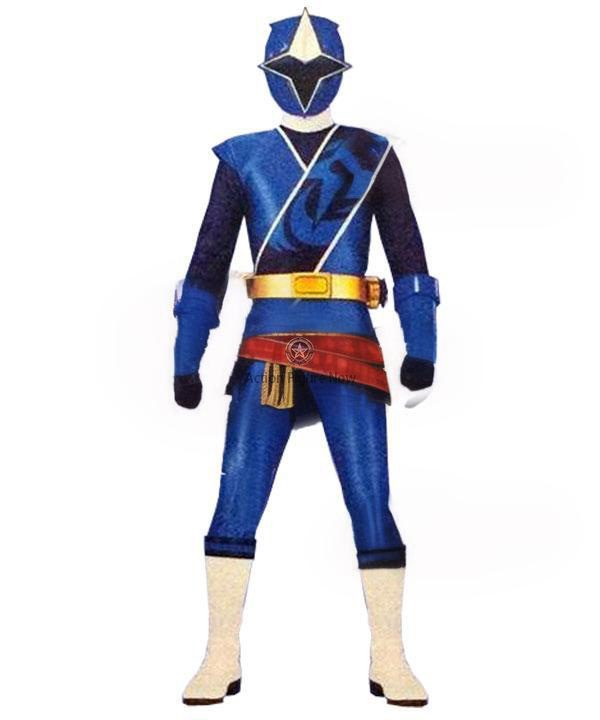 Blue Power Rangers Ninja Steel Cosplay Outfit