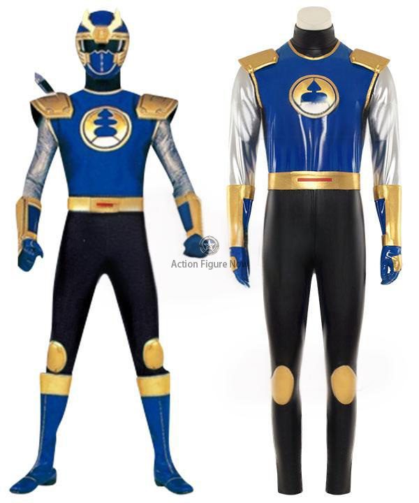Navy Thunder Ranger Costume from Power Rangers Ninja Storm - High ...