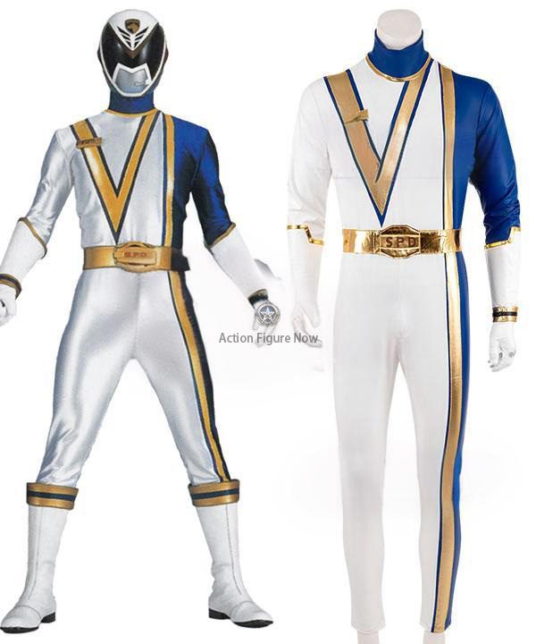 Omega Ranger Costume from Power Rangers SPD - High-Quality Cosplay Outfit