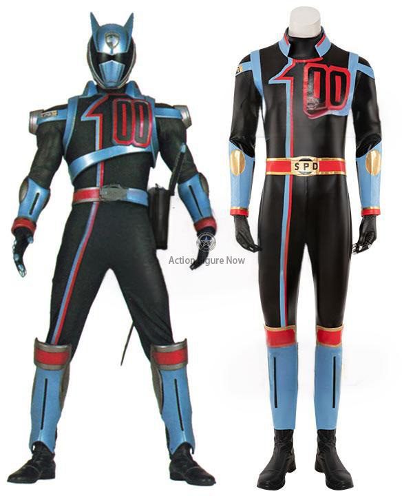 SPD Shadow Ranger Costume - Power Rangers S.P.D. Cosplay Outfit