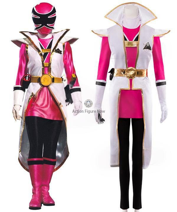 Power Rangers Samurai Costume - Pink Ranger Super Mode Cosplay Outfit