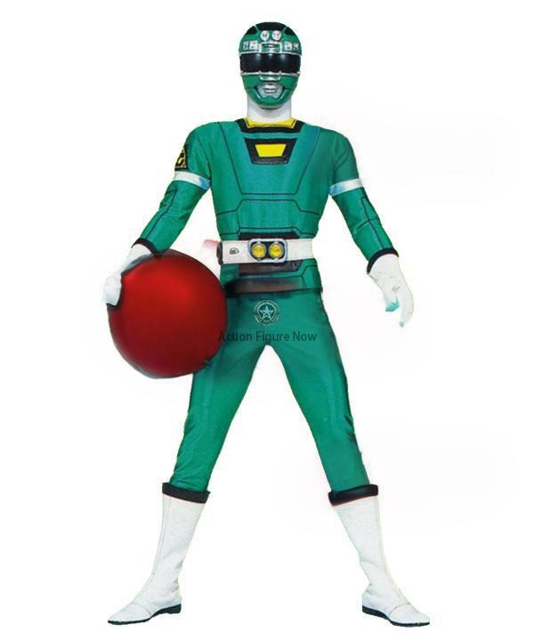 Green Turbo Ranger Costume - Power Rangers Turbo Cosplay Outfit